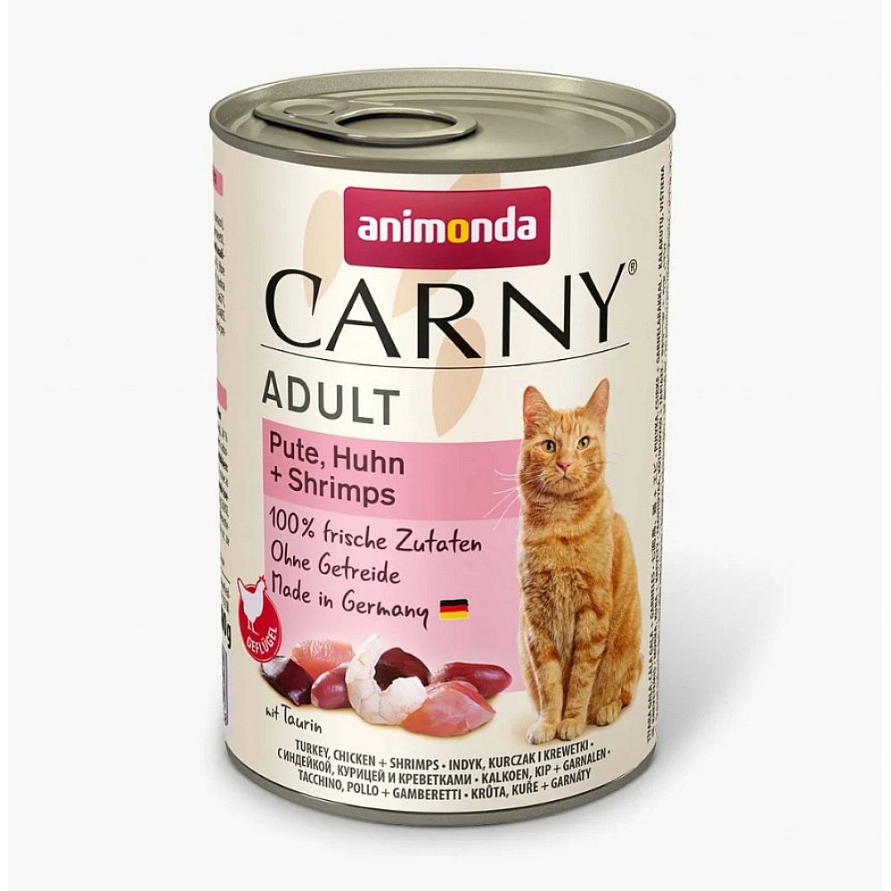 Carny Adult Cat Turkey with Chicken and Shrimps - Консерва за котки с ...