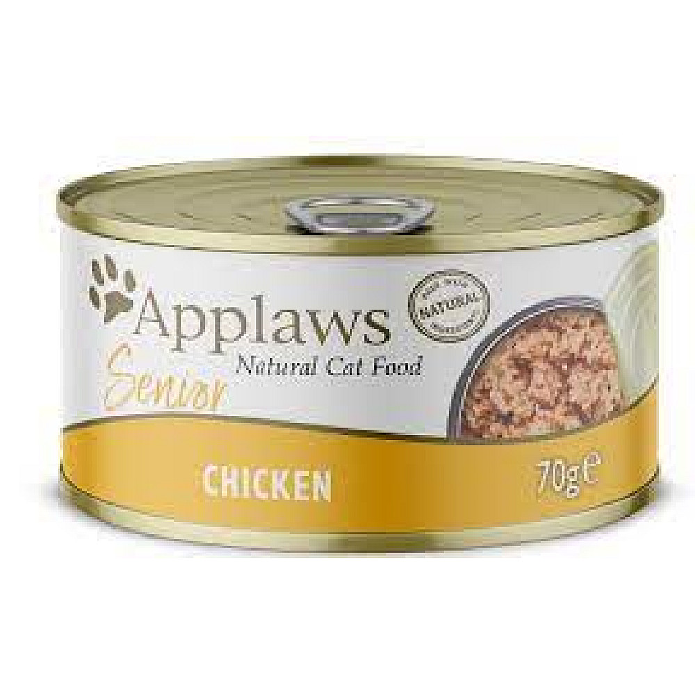 Applaws Cat Senior Chicken in Jelly - Месни хапки за възрастни котки с ...