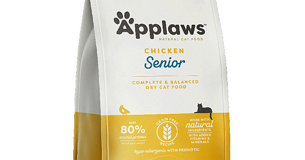 Applaws Senior Chicken Adult Cat - Пълноценна суха храна за котки над 7 ...