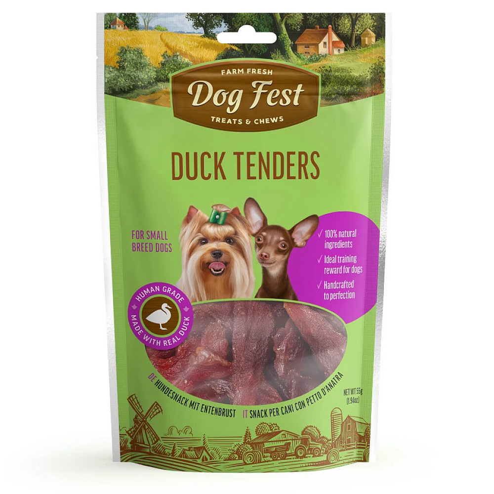 Dog Fest Duck Tenders Mini - Патешки филенца за кучета от дребни породи ...