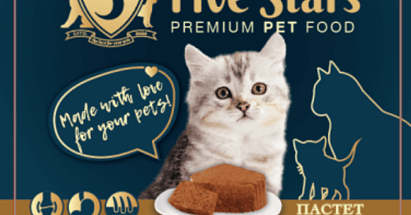Five Stars Kitten Duck - Пастет за малки котенца с пуешко - 100гр ...