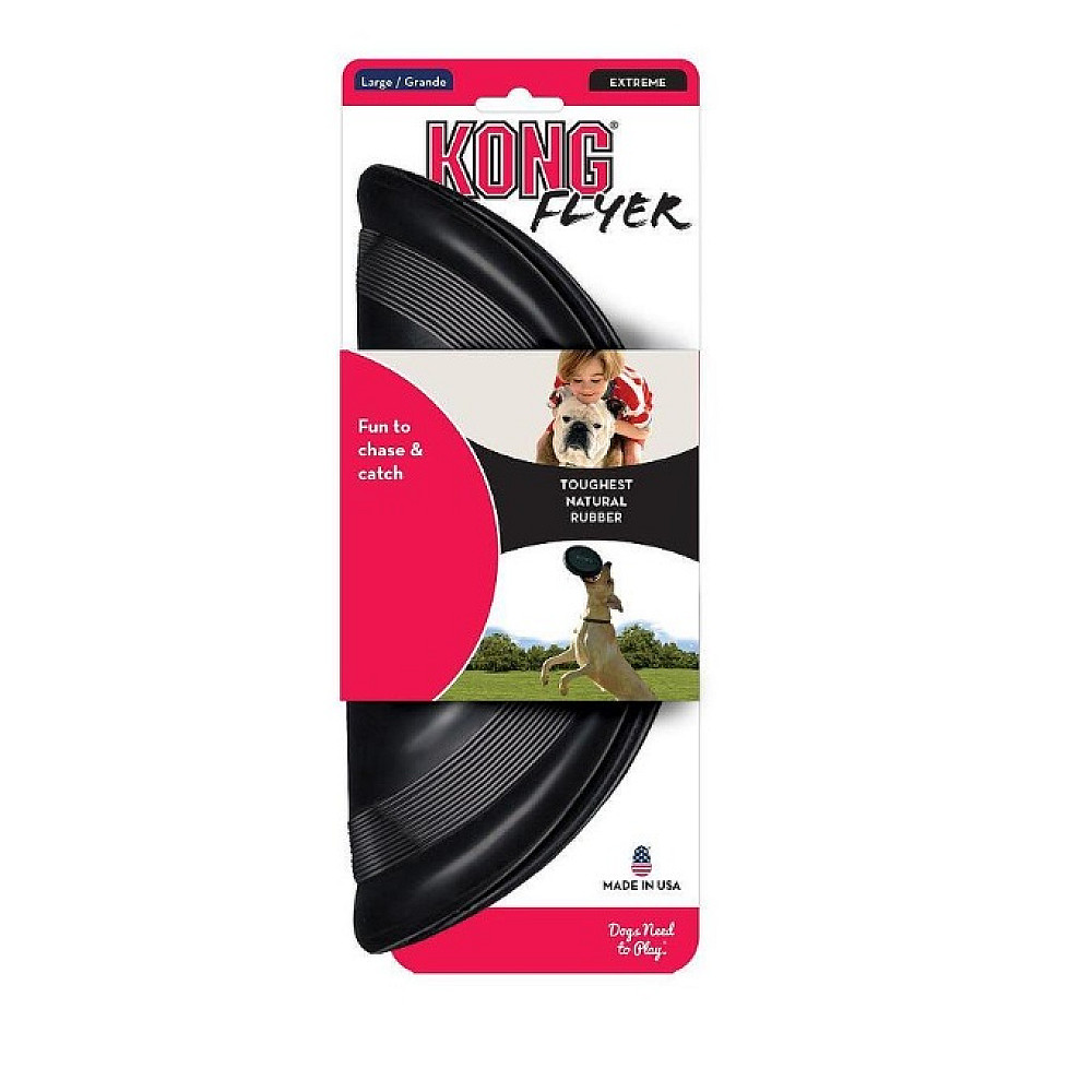 KONG Flyer Extreme Large - Изключително здраво фризби за кучета ...