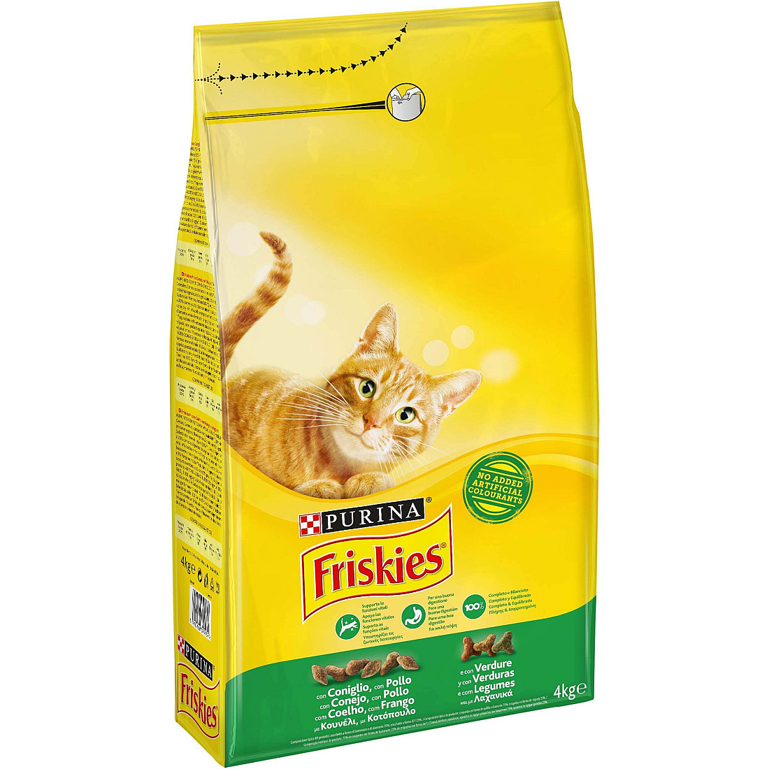 Friskies Adult Cat Rabbit, Chicken and Vegetables - Суха храна за котки ...