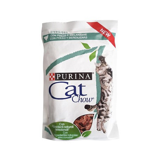 Purina Cat Chow Sterilised Cat Chicken - Пауч за кастрирани котки с ...