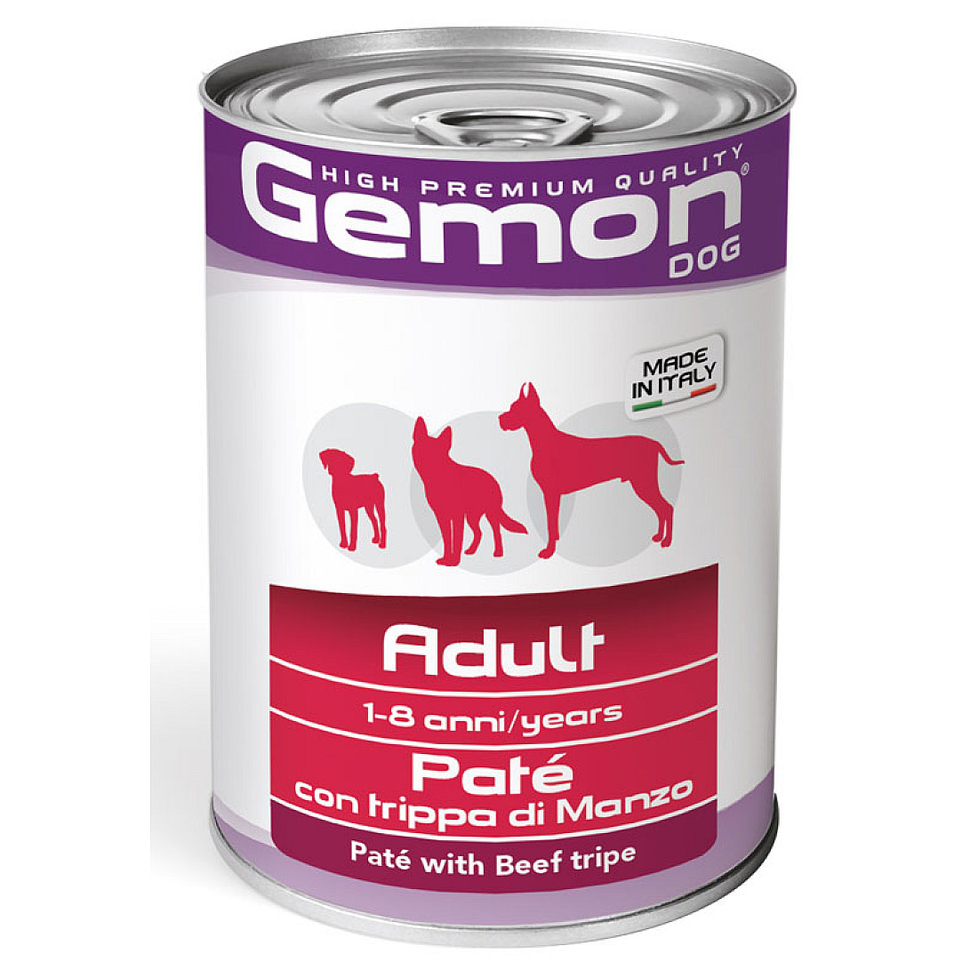Gemon Pate Adult With Beef Tripe 400g - Консерва пастет с телешко ...