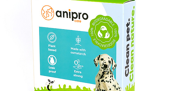 Anipro - Биоразградими хигиенни торбички за кучешки отпадъци - 8 х 15 ...