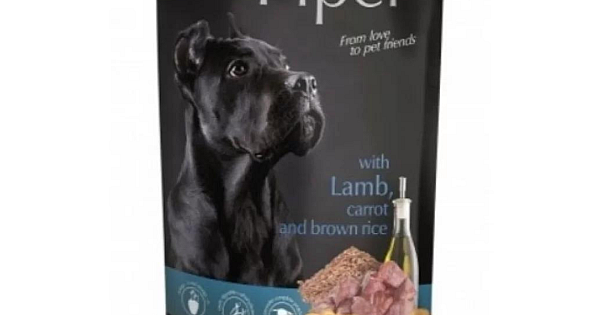 Piper Adult Dog Lamb, Carrot and Brown Rice - Пауч за куче с агне ...